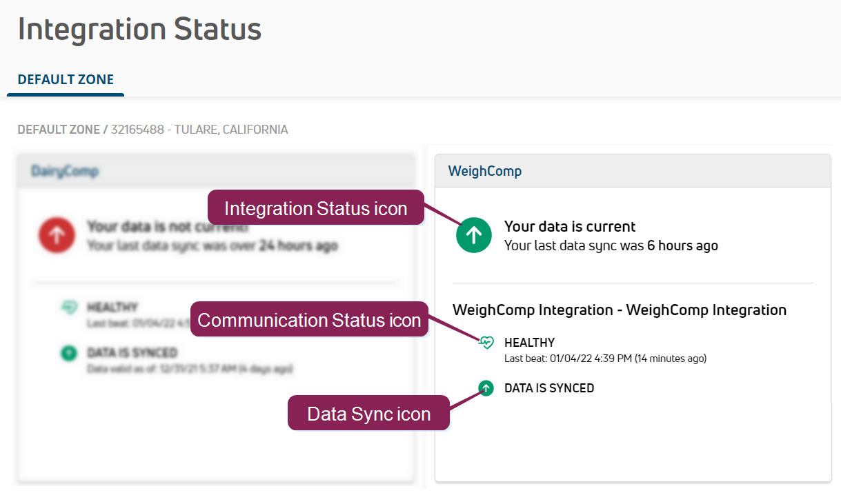 WeighComp Integration Status